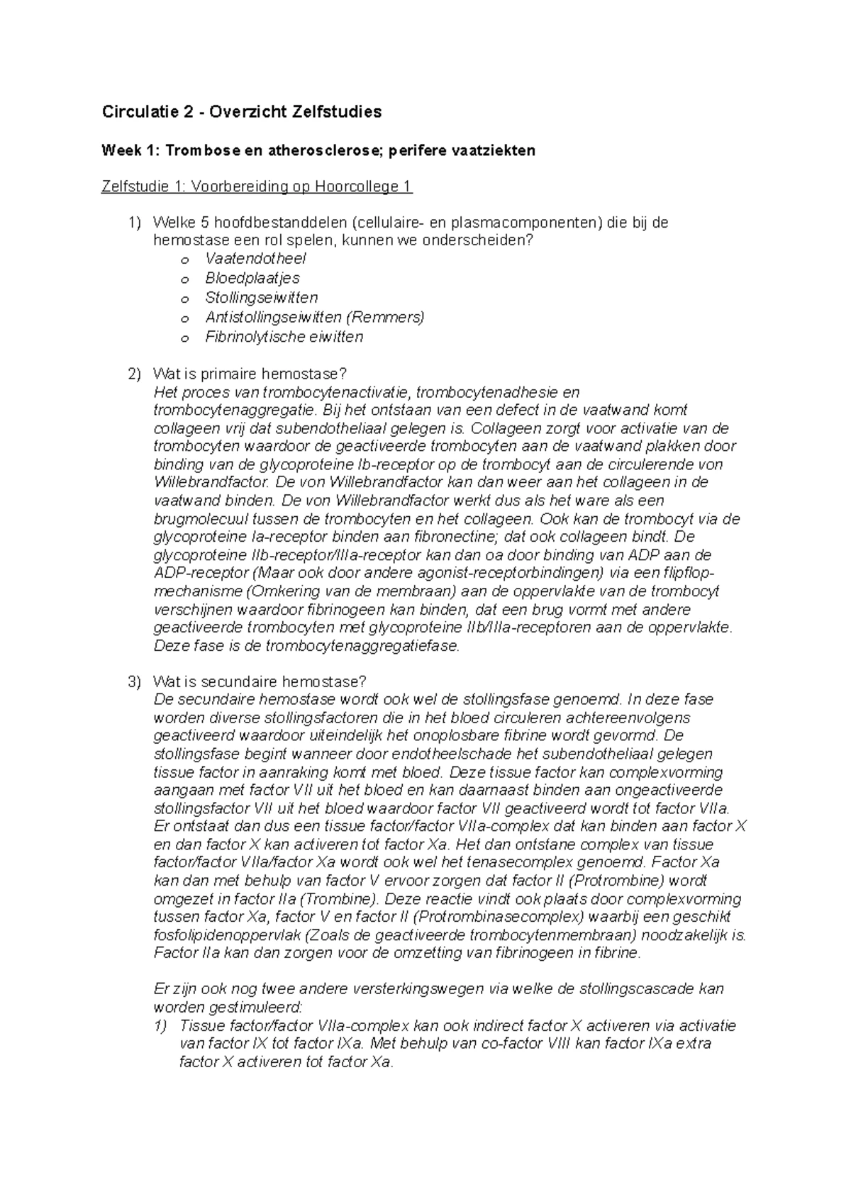 Anamnese op basis van gezondheidspatronen van Gordon - Initiële ...