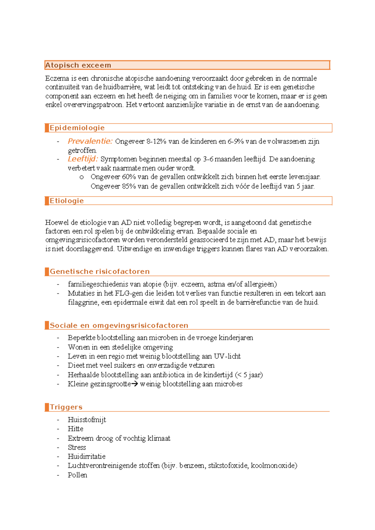 Atopisch Exceem en Erythema Nodosum: Studies voor 2023-AB-Dermatologie ...
