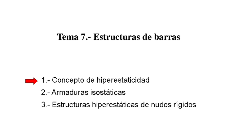 RMgrado 7: Estructuras de Barras y Hiperestaticidad - Studocu