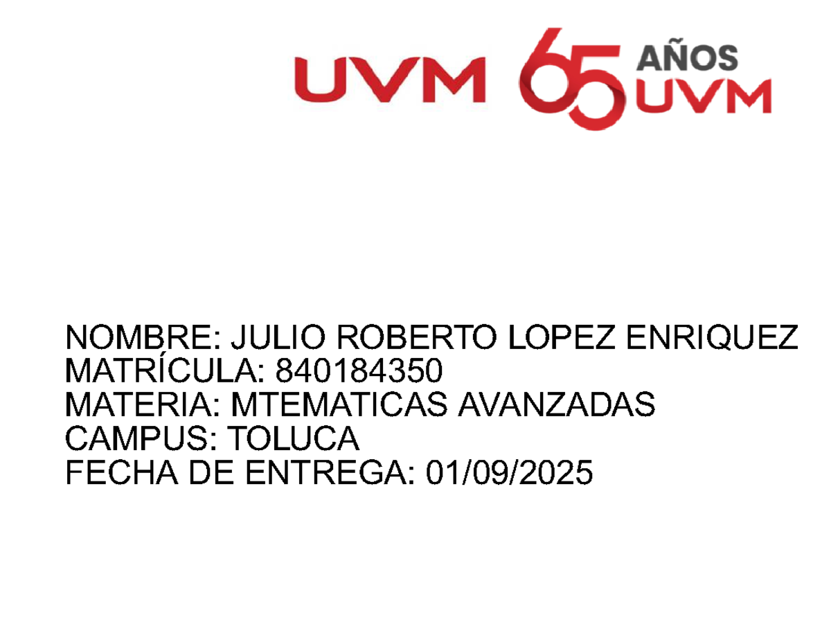 A1MAJL - Exponential Variants in Time: Advanced Mathematics Concepts ...