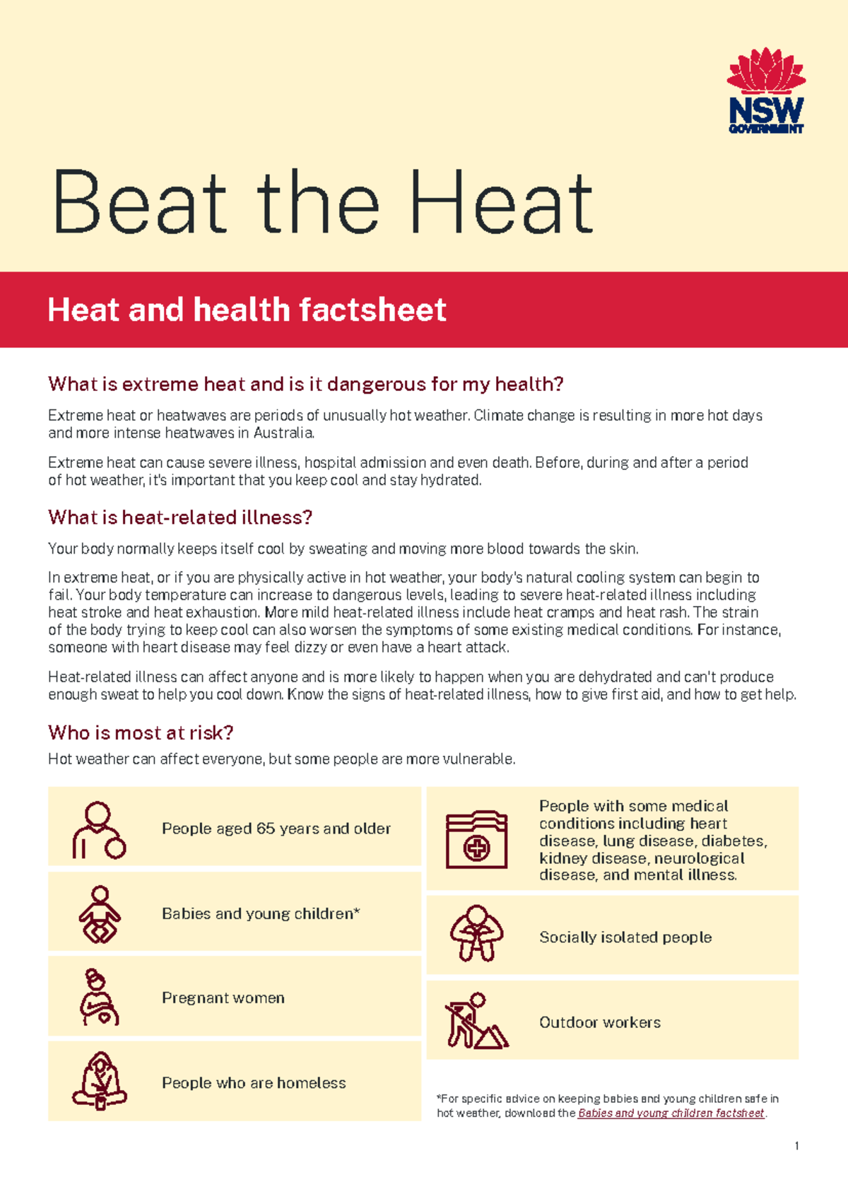 Beat the Heat: Health Factsheet on Extreme Heat Risks - Studocu
