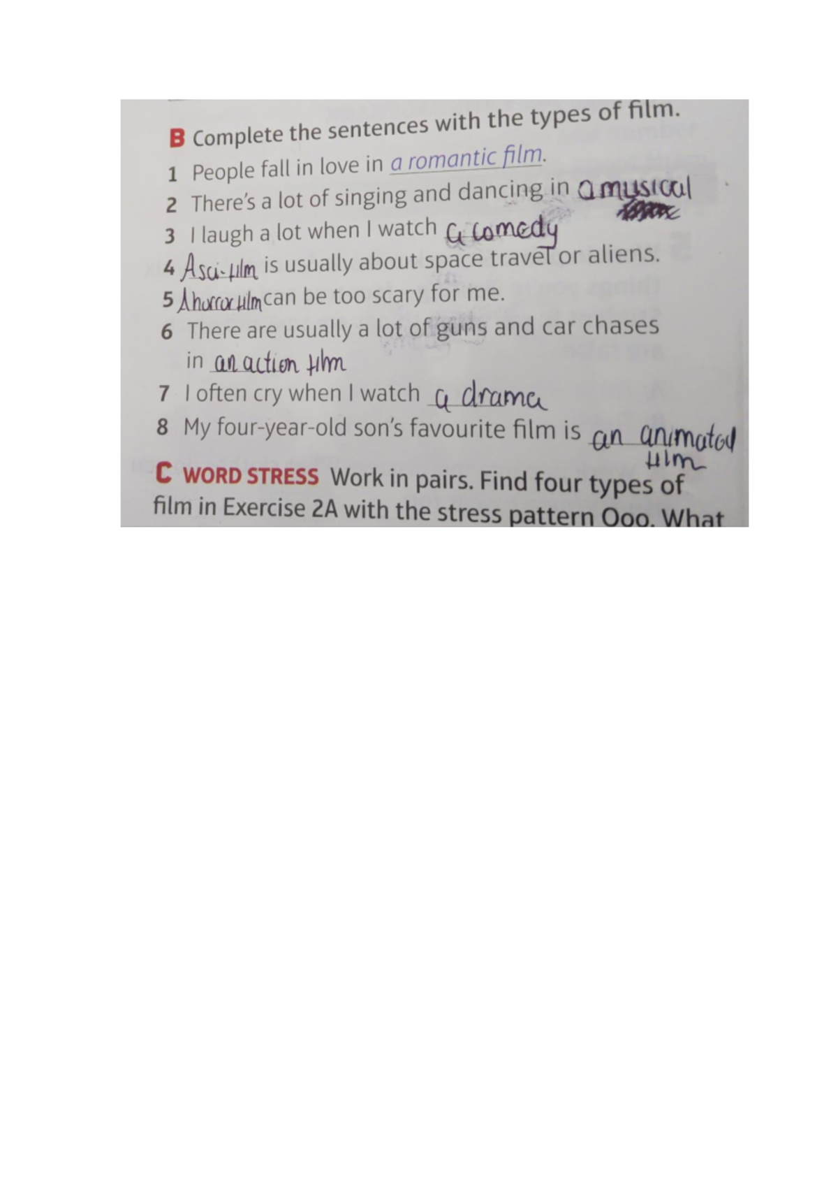 FIN - Types of Films and Their Characteristics: Exercise 2A Analysis ...