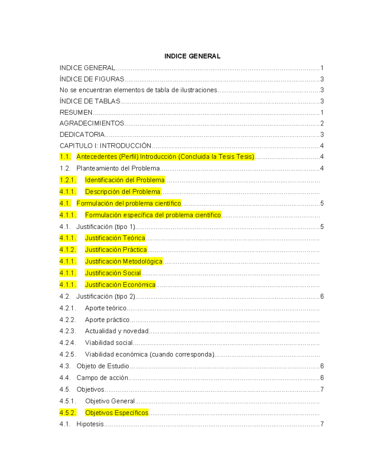 Modelo de Estructura para Tesis Genérica - Guía Completa - Studocu