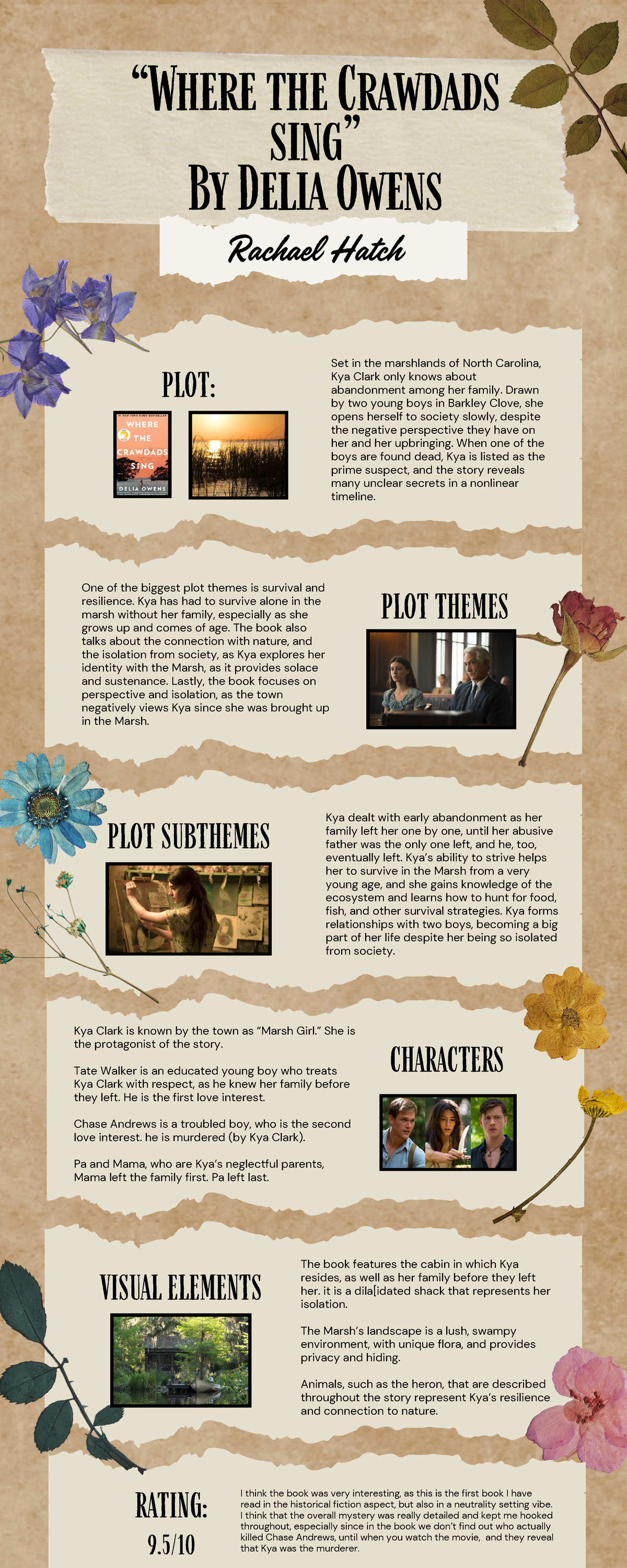 Choice Novel Project, 2nd quarter - PLOT: PLOT SUBTHEMES CHARACTERS ...