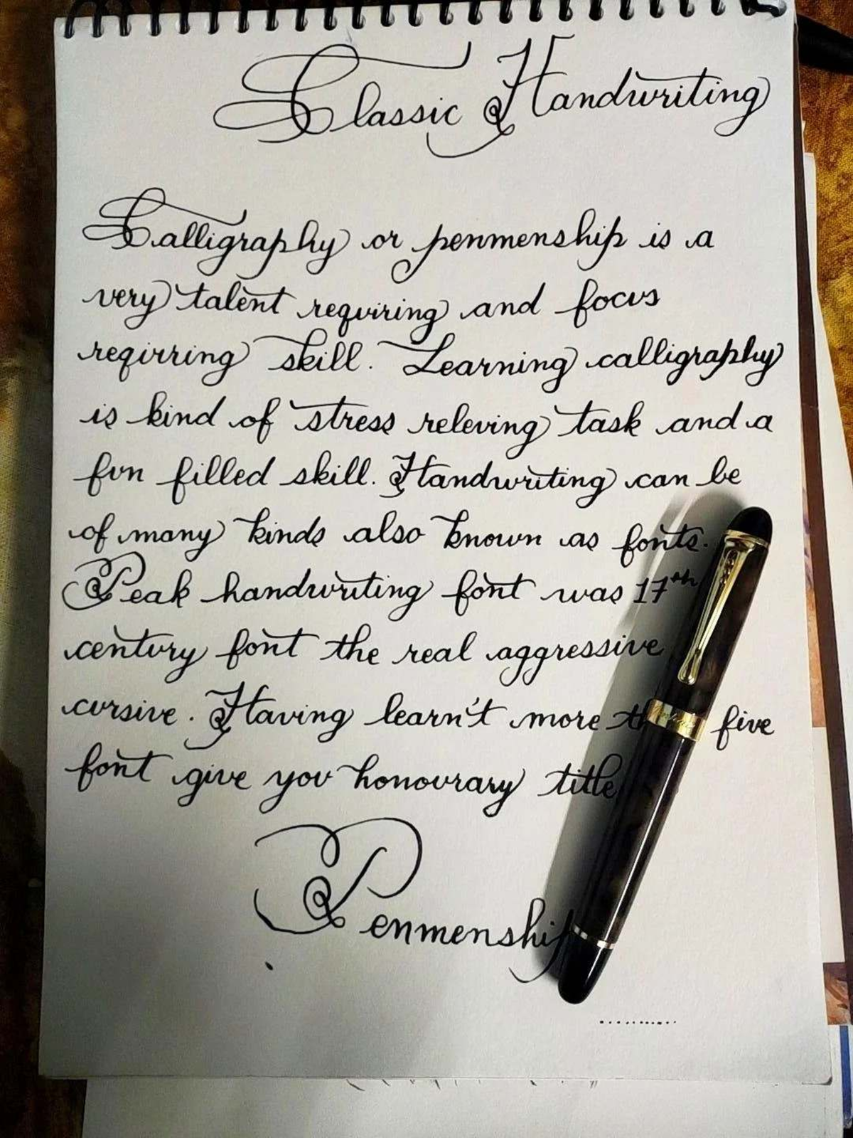 Calligraphy Basics: A Beginner's Guide to Penmanship Skills - Studocu