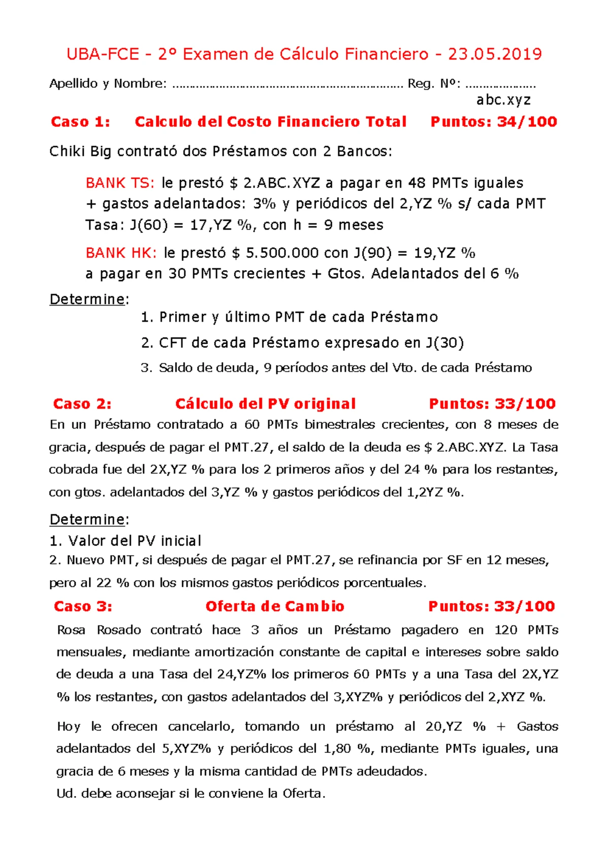 B 06 SF-MPGC - Cálculo Financiero y Progresiones Geométricas - Studocu