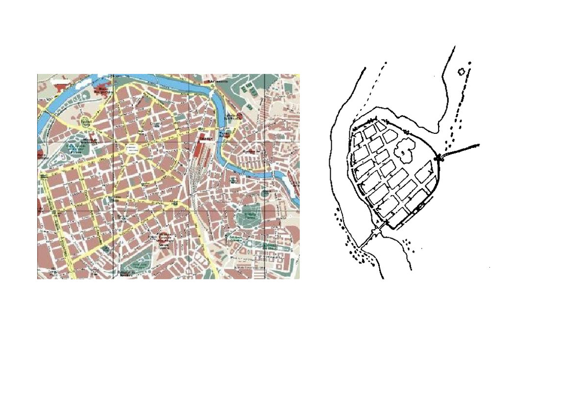 Práctica sobre el plano de una ciudad - Geografía 101 - Studocu