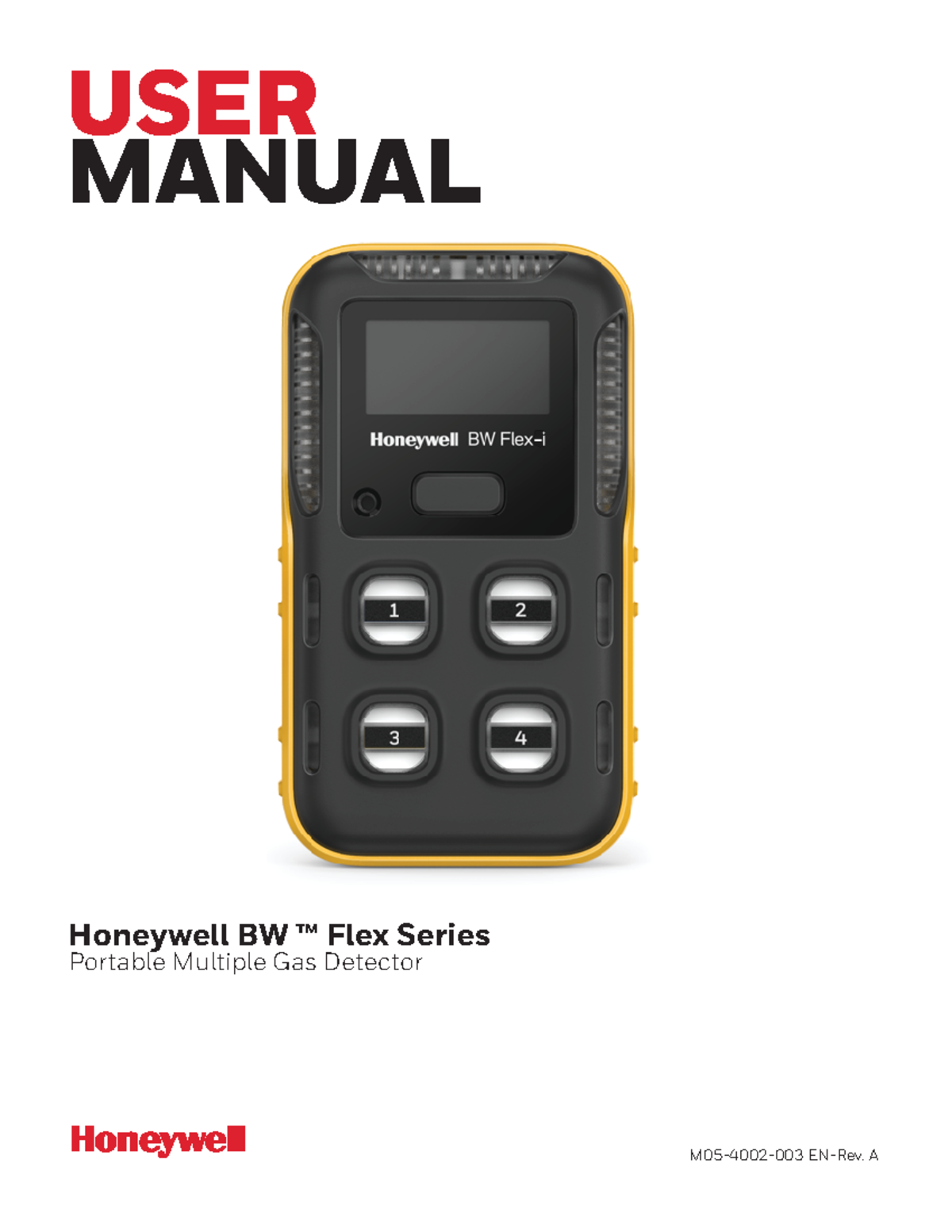 Sps his m05 4002 003 en rev a honeywell bw flex series user manual - USER MANUAL Honeywell BW ...