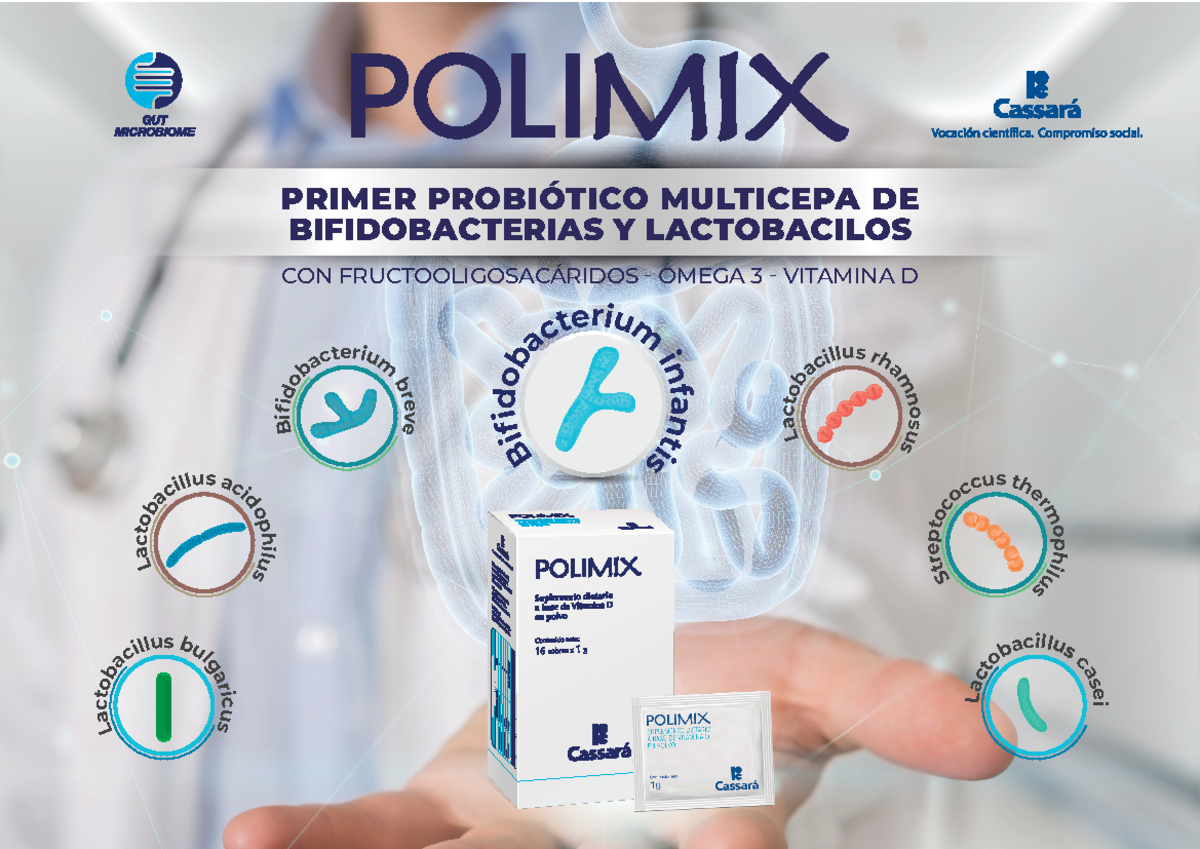 Polimix. prospecto suplemento de probioticos. laboratorio casara - B ...