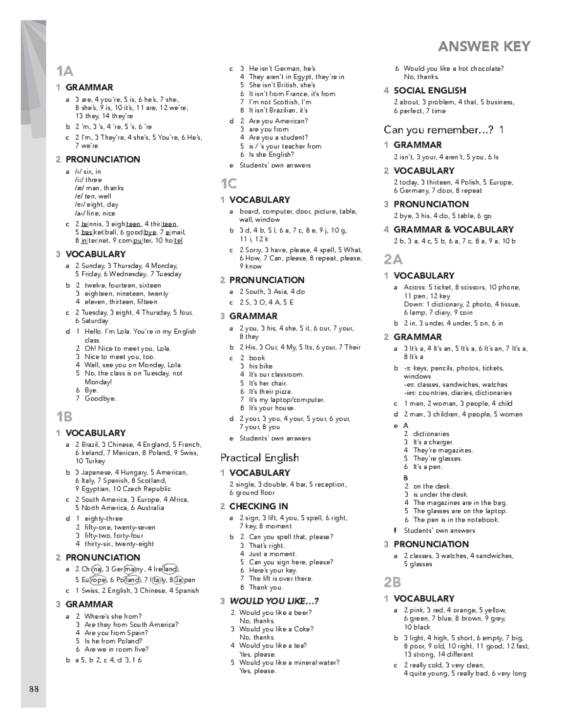 English File 4e Elementary WB Answer Key: Comprehensive Guide - Studocu