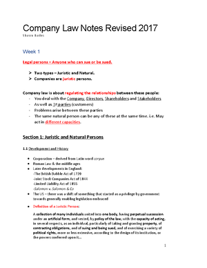 [Solved] stipulatio alteri - Company Law (CML2001F) - Studocu
