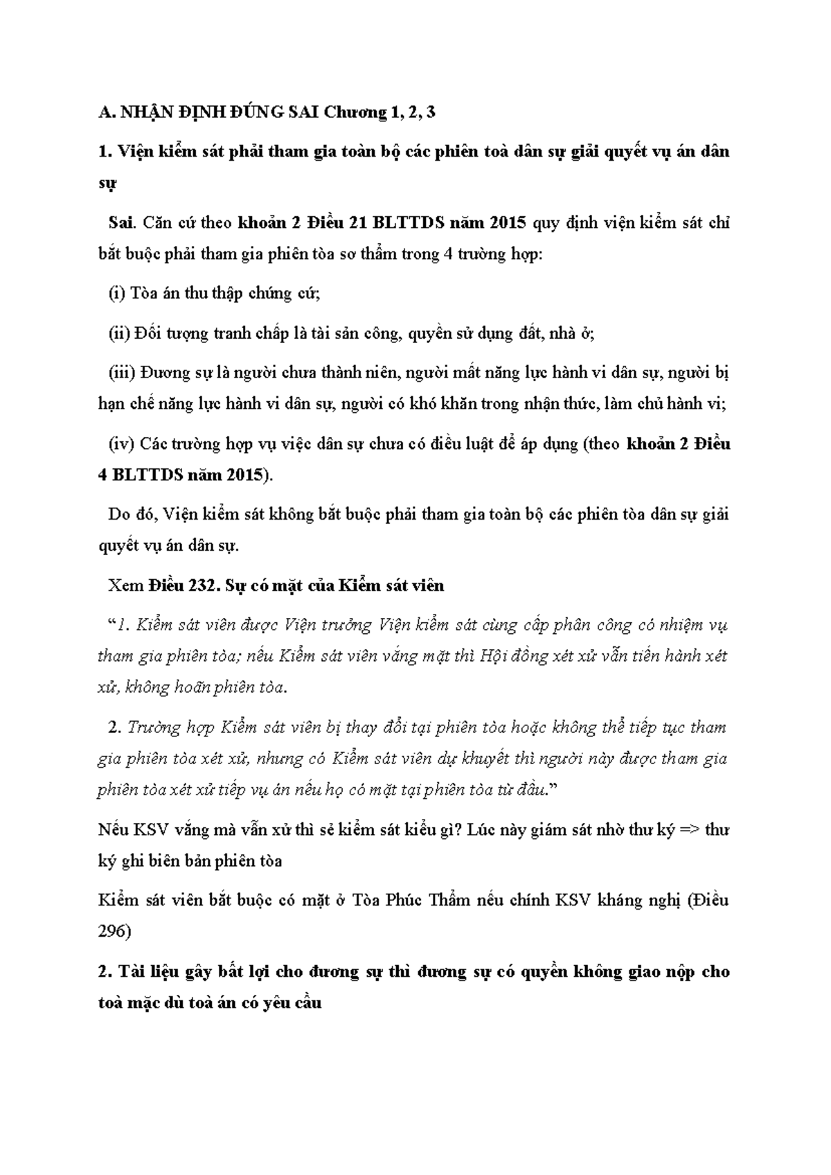 Bài Giảng Môn TTDS: Nhận Định và Phân Tích Chương 1-5 - Studocu