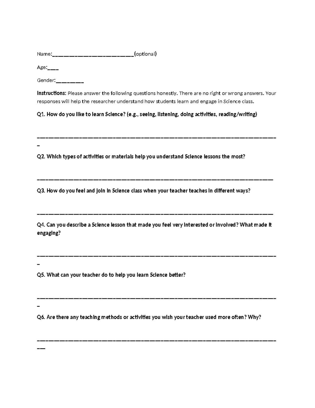 6875-6589-2 - Student Engagement in Science Learning Survey - Studocu