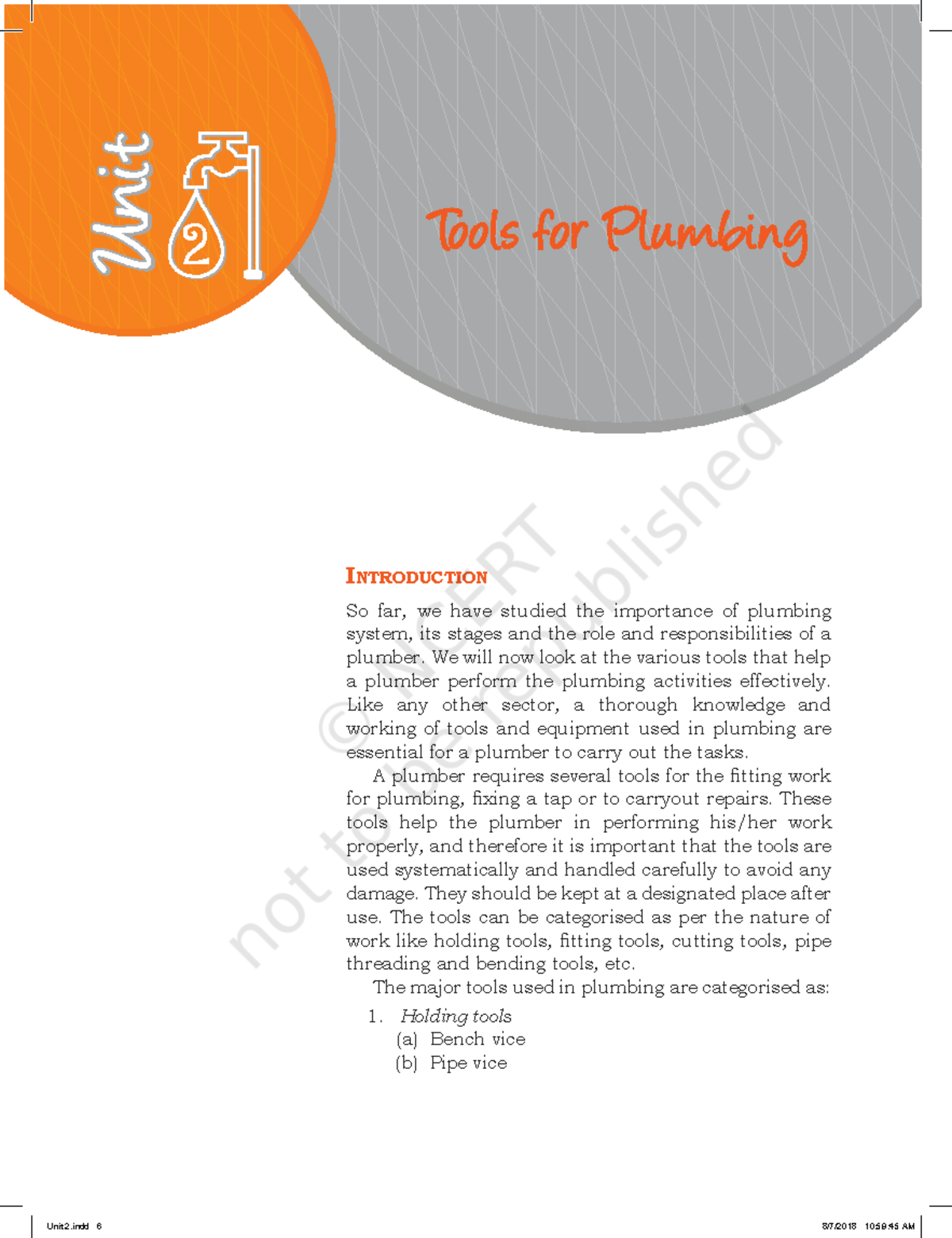 Tools for Plumbing - Class IX Overview and Usage Guide - Studocu