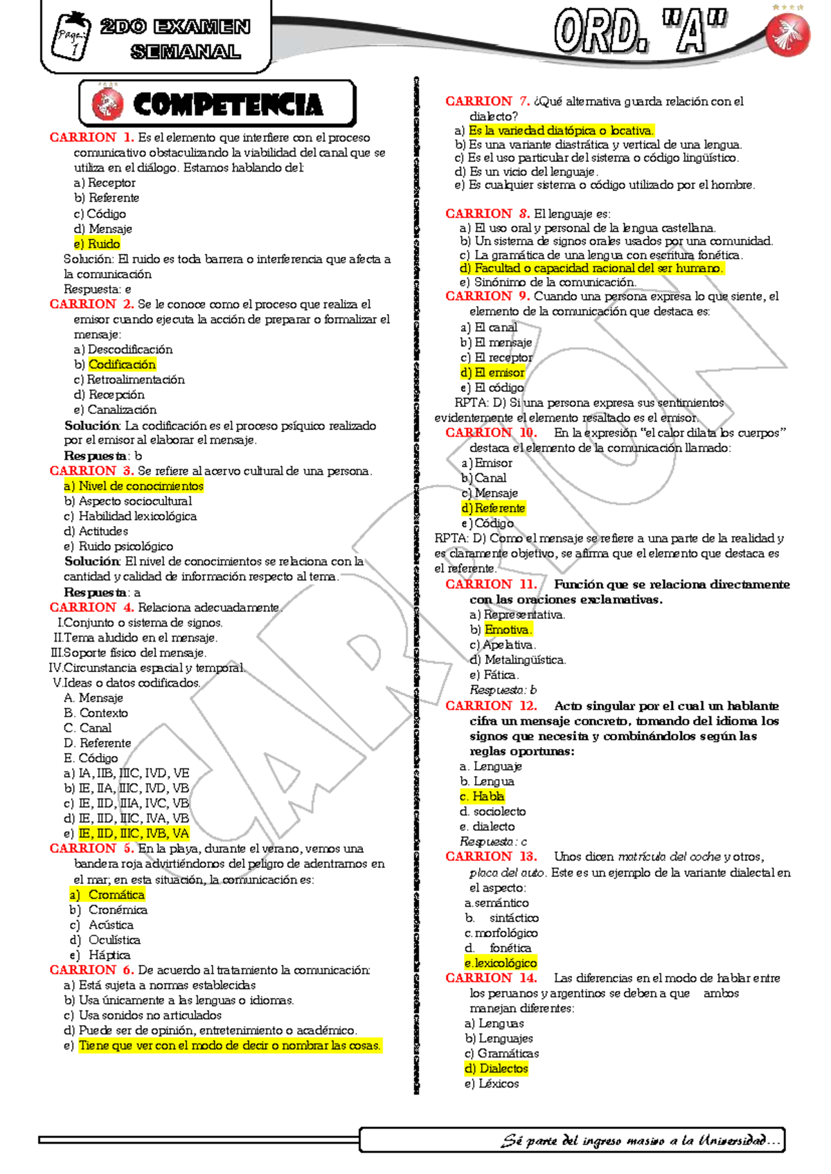 2DO AB ORDI SOLU - Exámenes y Ejercicios de Comunicación y Matemáticas ...