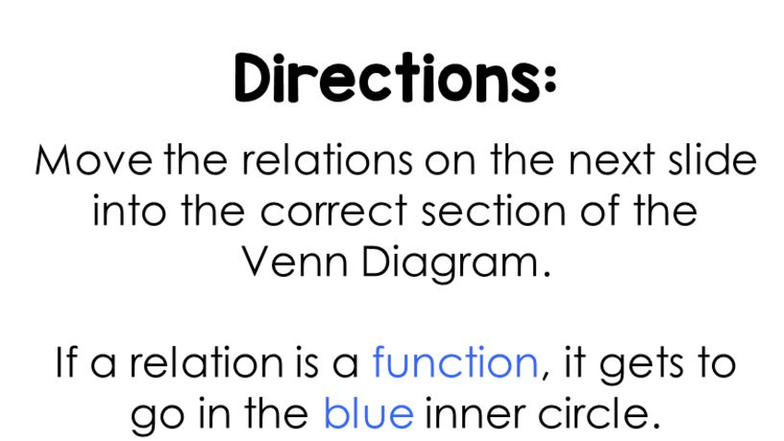 Venn Diagram Relations & Functions Exercise - Studocu