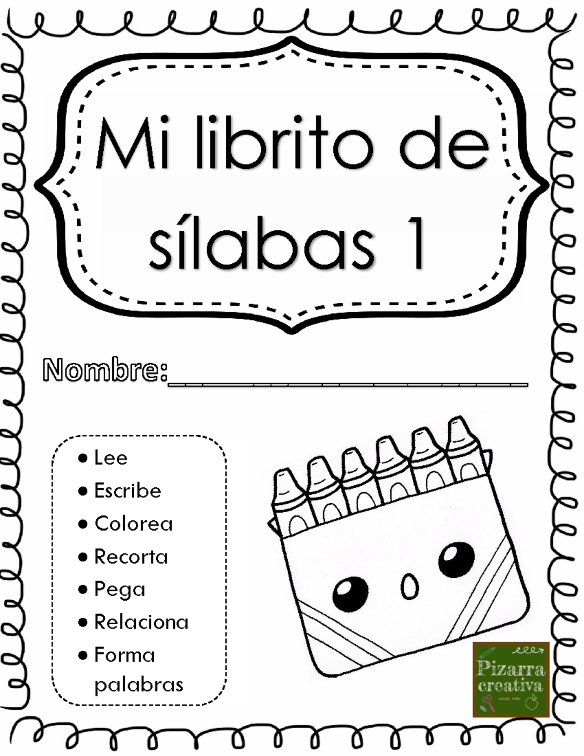 Mi Librito de Sílabas 1 - Actividades de Lectura y Escritura - Studocu