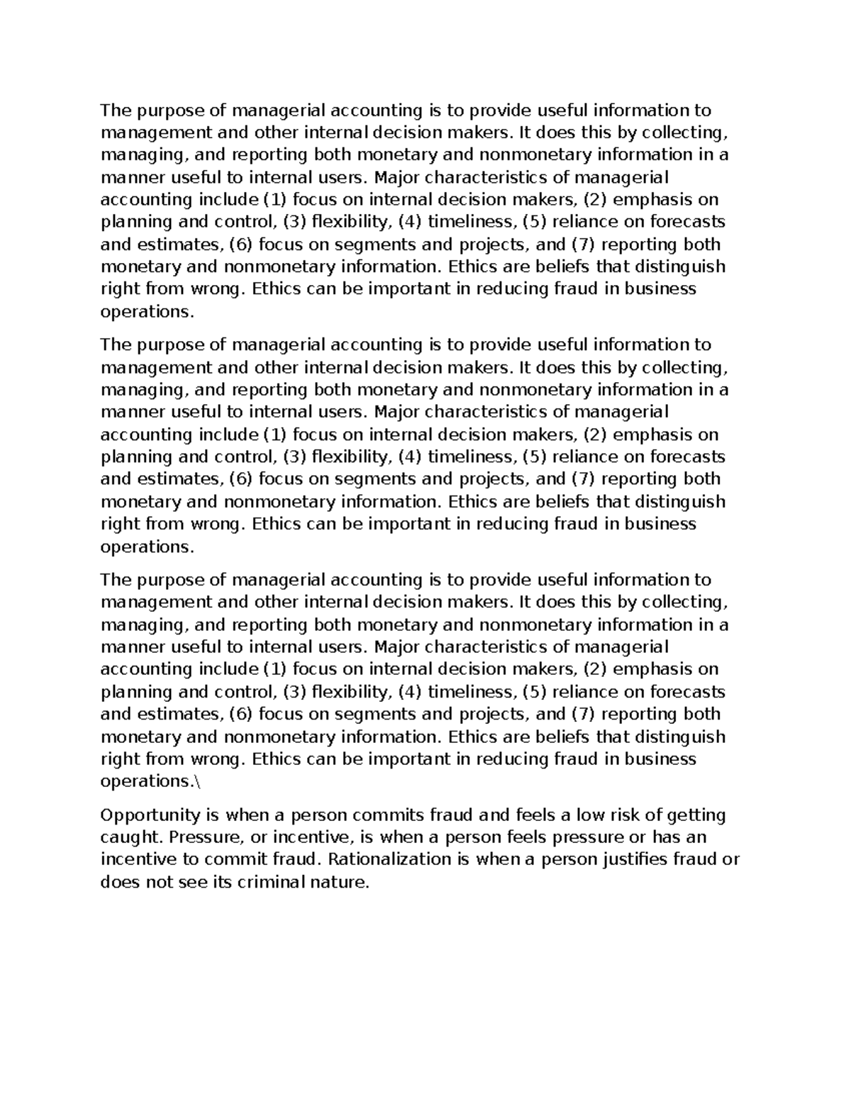 Managerial Accounting Insights: Chapter 18 Notes - Studocu