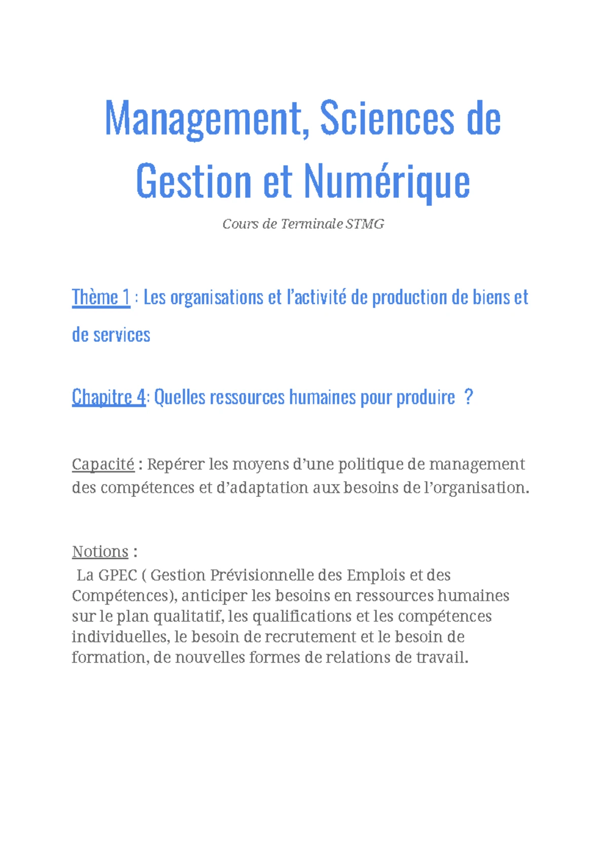 Méthodologie Complète du Grand Oral - Bac STMG (Exemples et ...