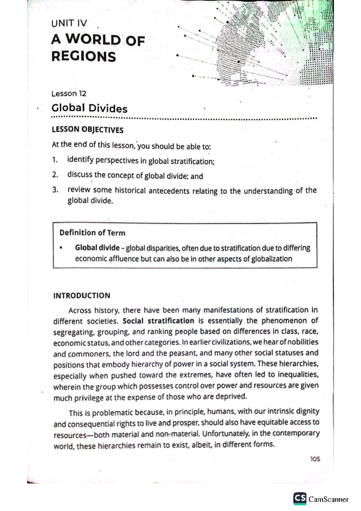 GEC 6 UNIT IV: Lesson 12 - Understanding Global Divides and ...
