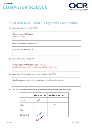 Rio Knowledge Organiser - GCSE GEOGRAPHY CASE STUDY KNOWLEDGE BOOK An ...