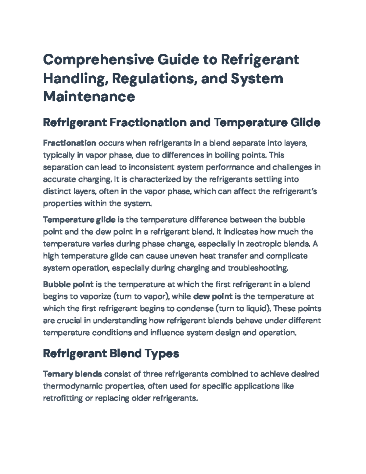 Comprehensive Guide to Refrigerant Handling & Regulations (HVAC 101 ...
