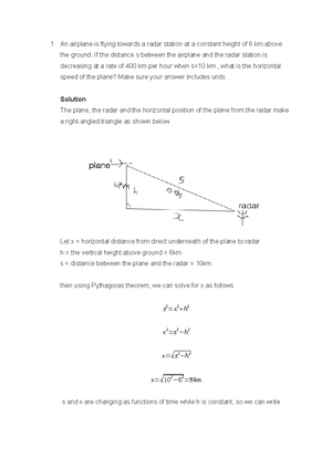 BASIC CALCULUS REFRESHER: Key Concepts and Exercises (MATH 101) - Studocu