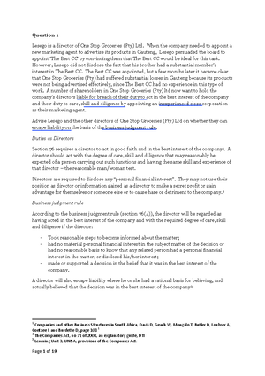 [Solved] stipulatio alteri - Company Law (CML2001F) - Studocu