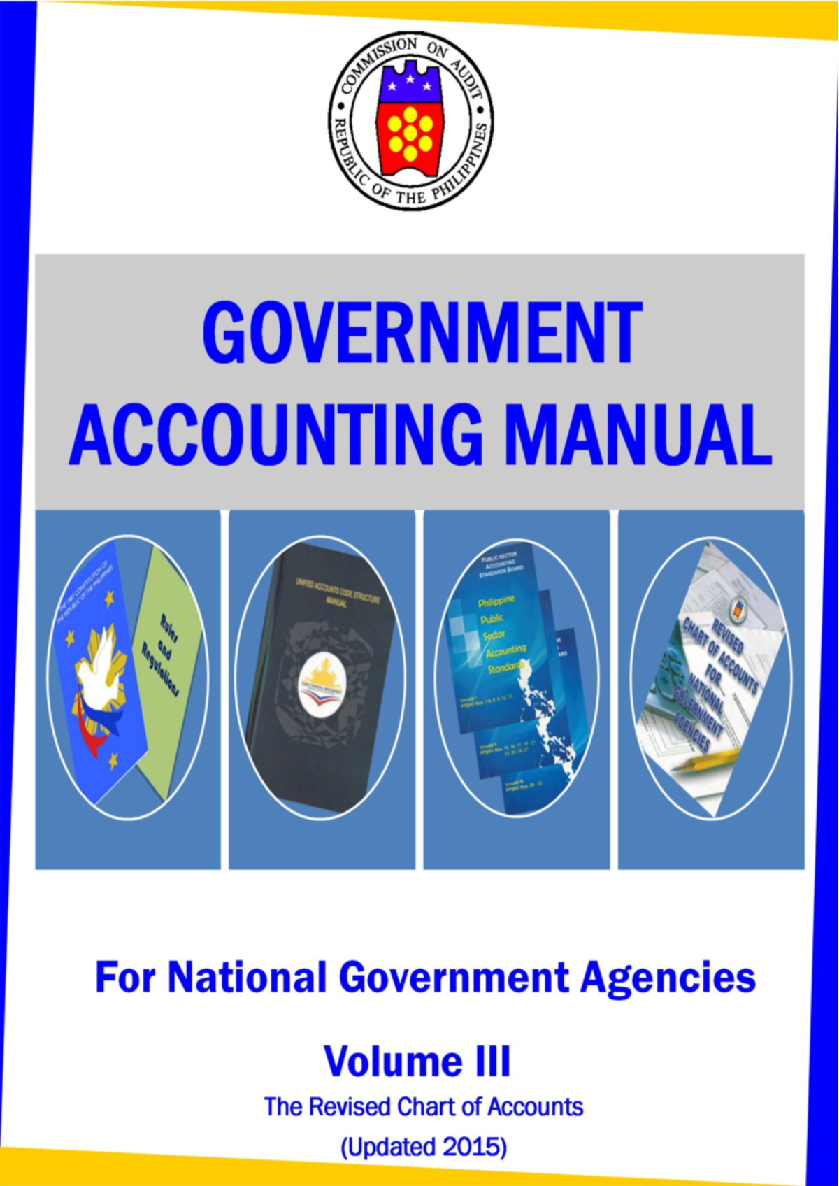 Government Accounting Manual (GAM) for NGAs Vol. III: Chart of Accounts ...