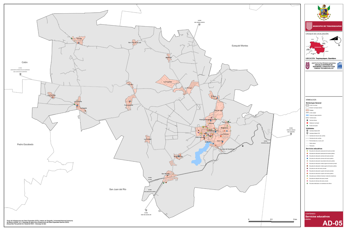 VA PARA MUN. EZEQUIEL MONTES: Croquis de Localización Tequisquiapan ...