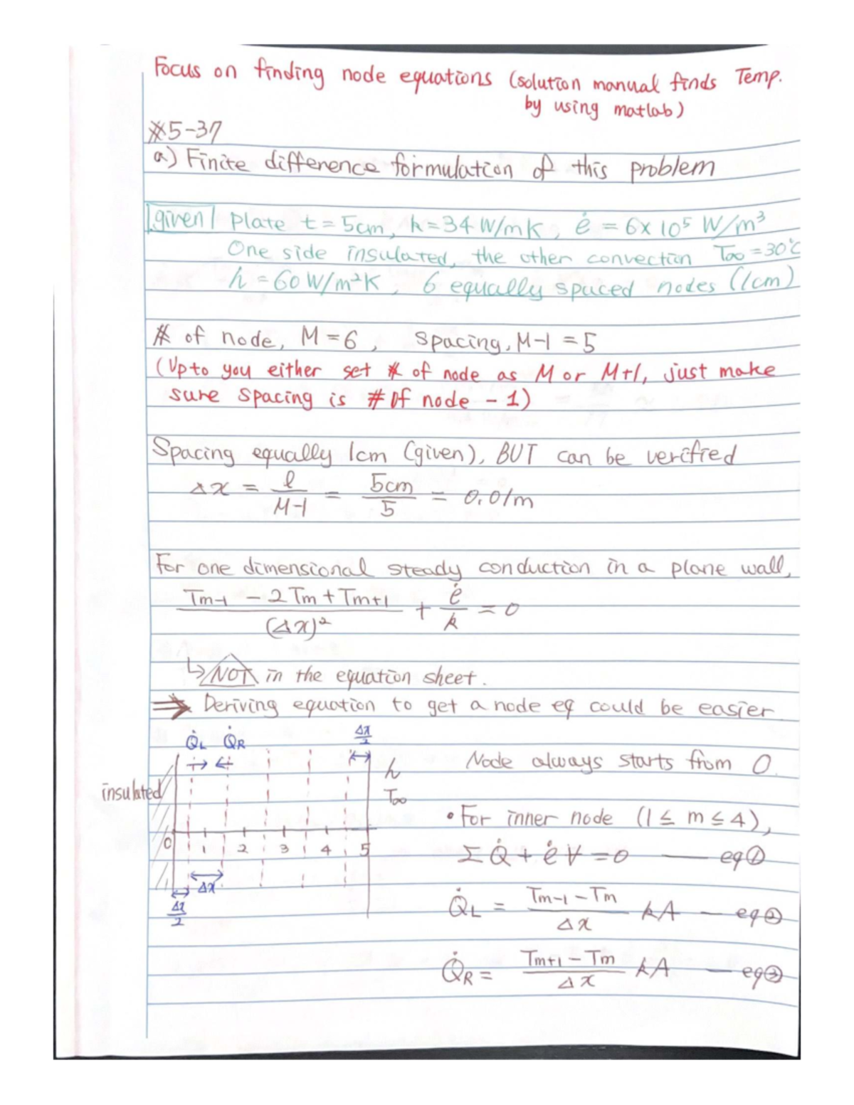 Chapter 5 - Tutorial: Finite Difference Formulation for Node Equations ...