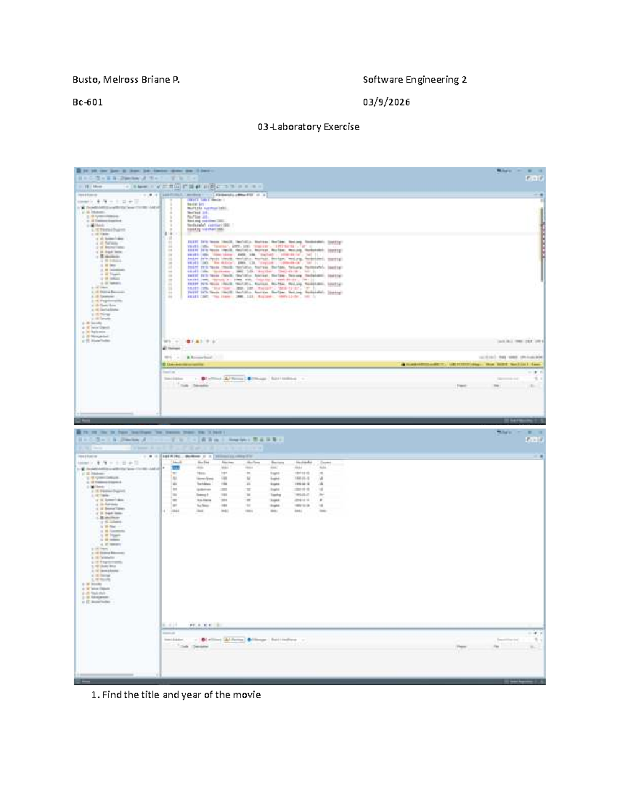 03 Laboratory Exercise 1 - Information Technology - Busto, Melross ...