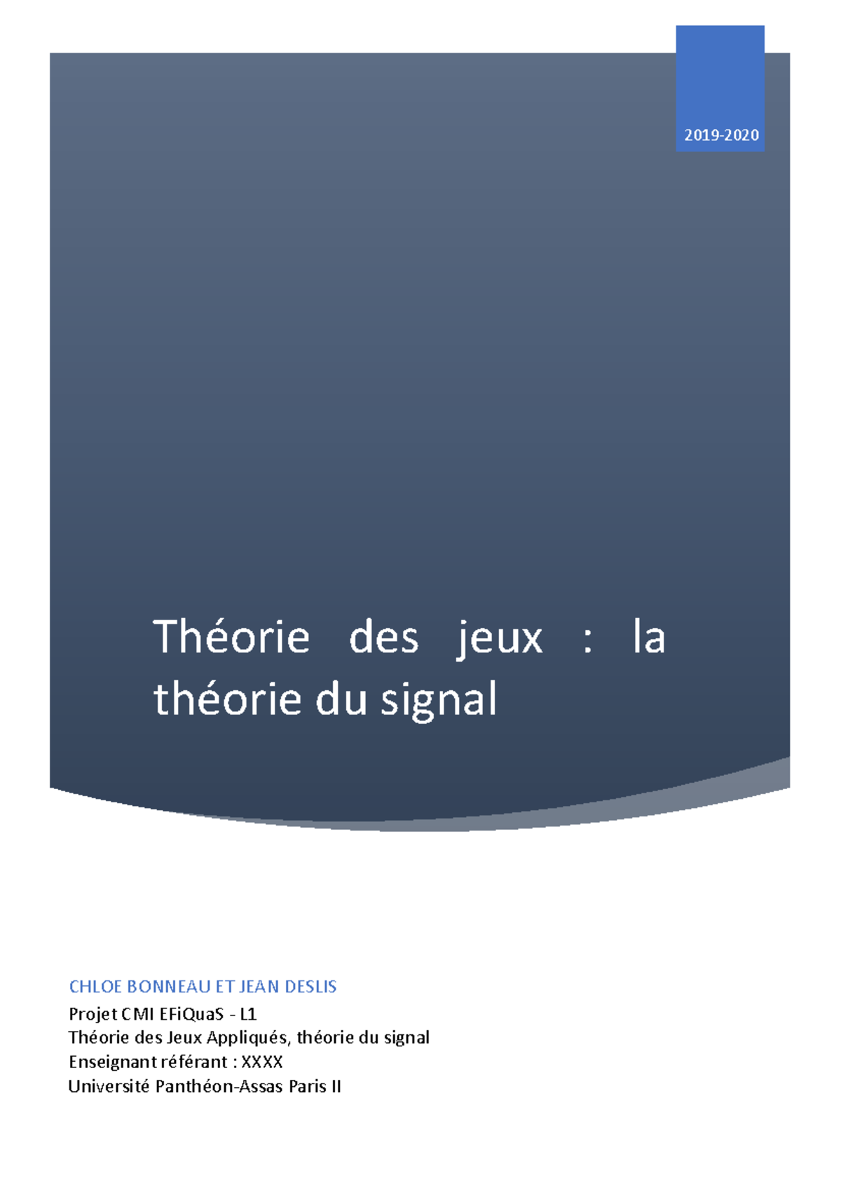 La théorie des jeux - Les équilibres - ThÈorie des jeux : la thÈorie du ...