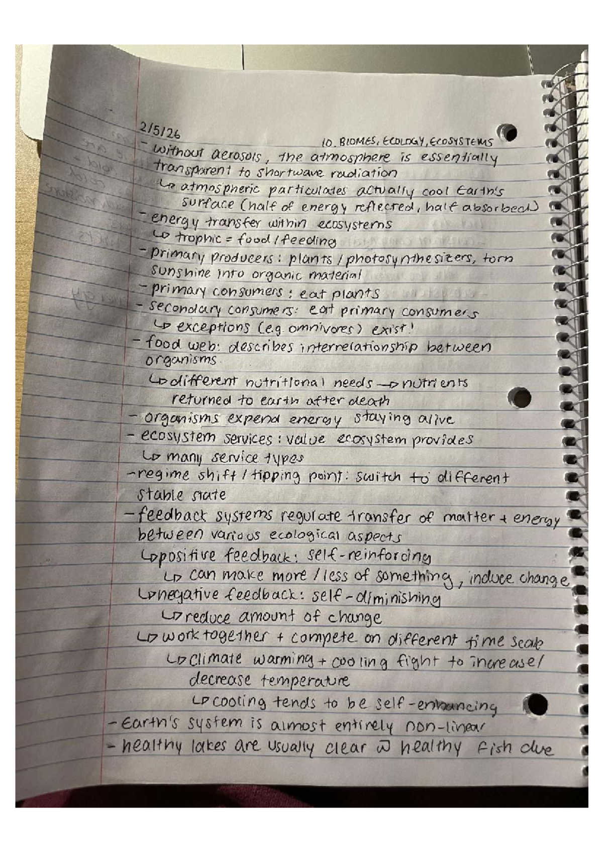 10. BIOMES, ECOLOGY, ECOSYSTEMS: Key Concepts and Interactions - Studocu