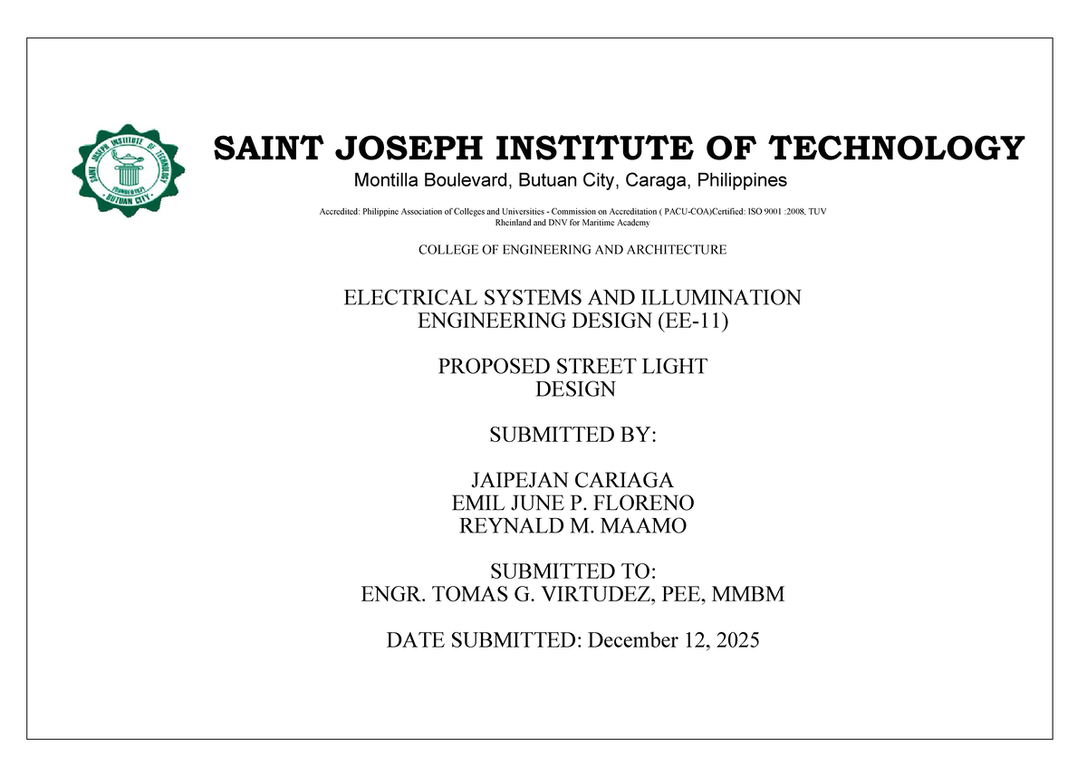 Group Kupal Design 3 - Study Guide for Electrical Systems - Studocu