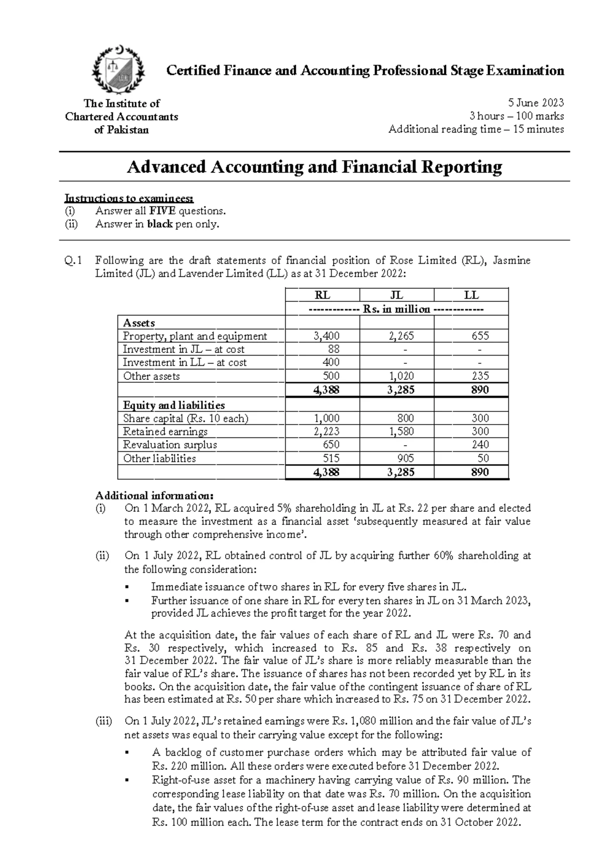 CFAP Syllabus Outline - CFAP 1 & 6 Exam Preparation Guide - Studocu