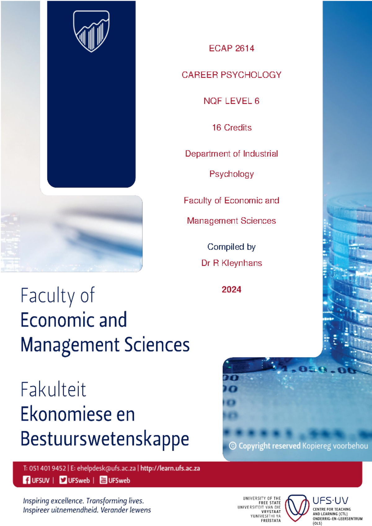 ECAP 2614 Career Psychology Study Guide 2024: Key Module Insights - Studocu