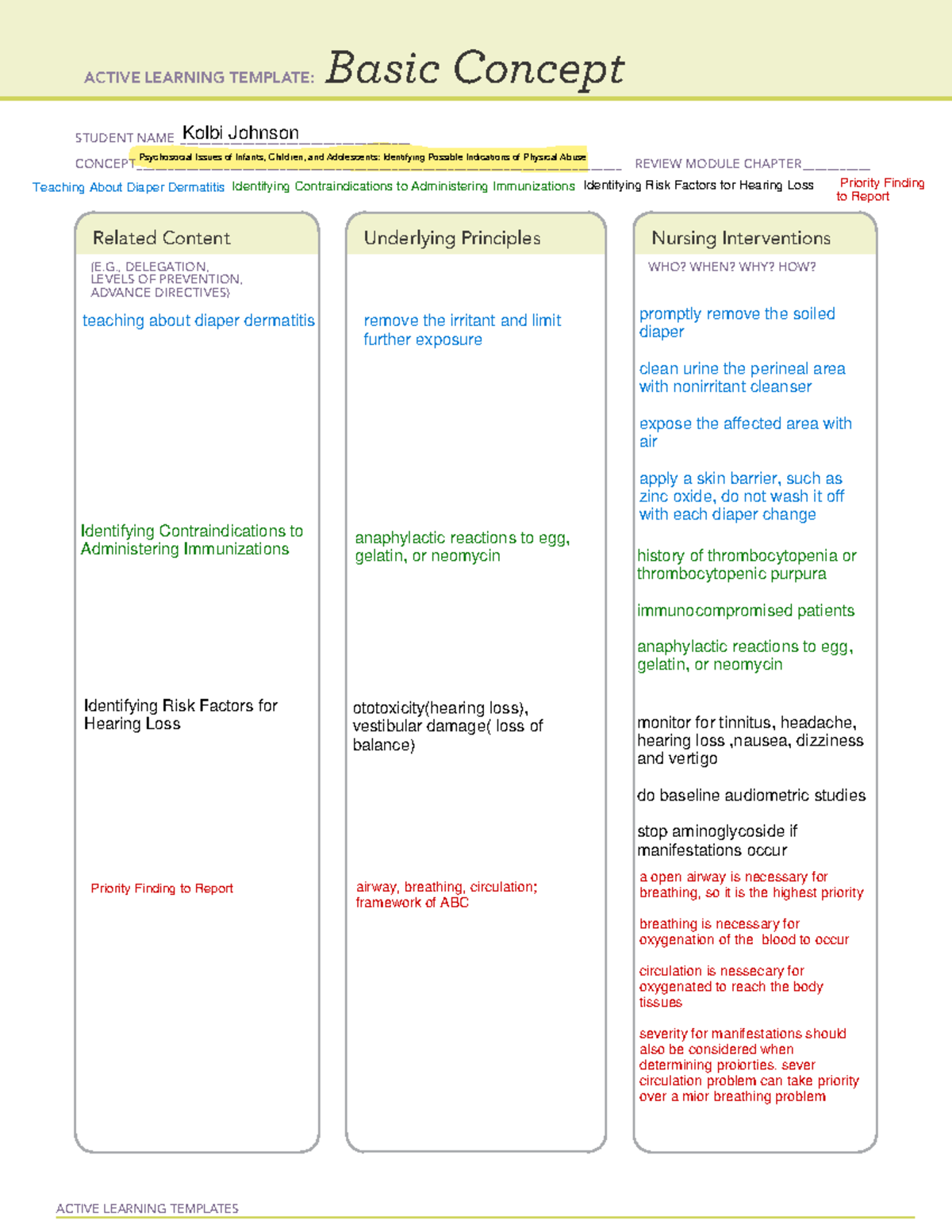Nursing Process Framework Ati Template - Infoupdate.org