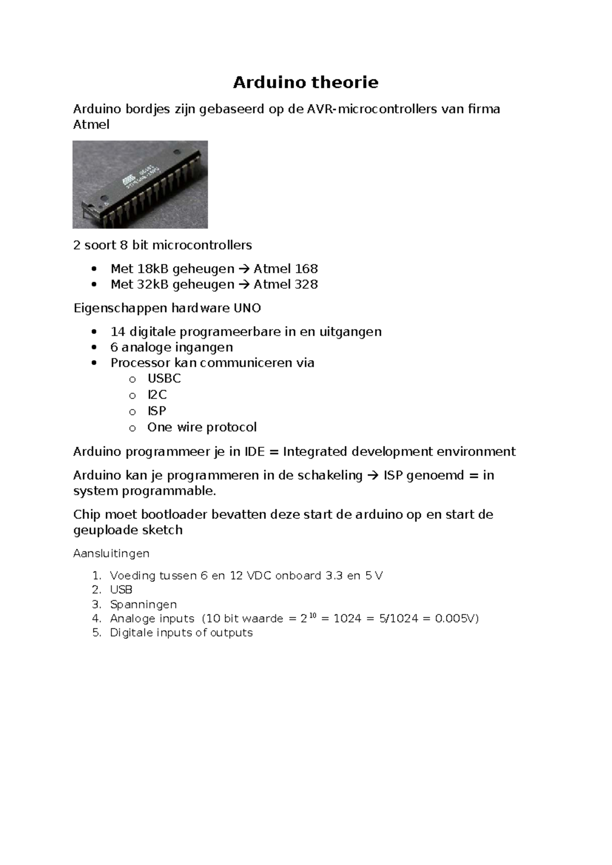 Arduino Theorie: Inleiding tot Arduino Bordjes en Microcontrollers ...
