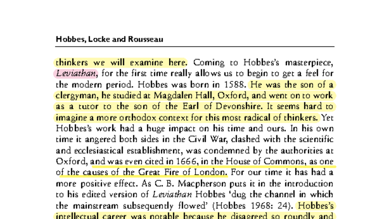 Hobbes's Leviathan: Analyzing the Social Contract and Human Nature ...
