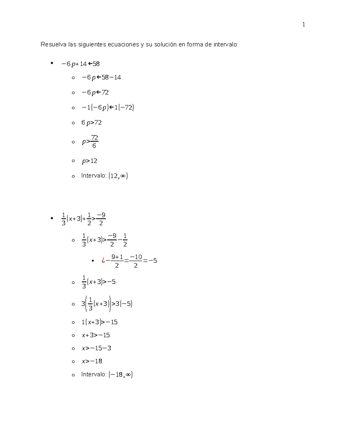 Desigualdades e Inecuaciones - Semana 6: Resolución de Intervalos - Studocu