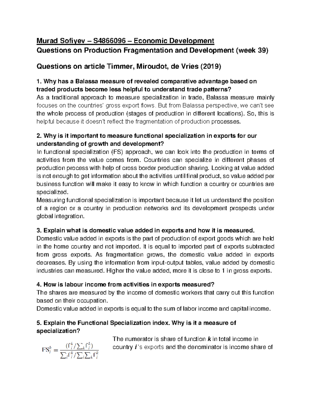 ED Tutorial 3 Answers: Production Fragmentation & Development Insights ...