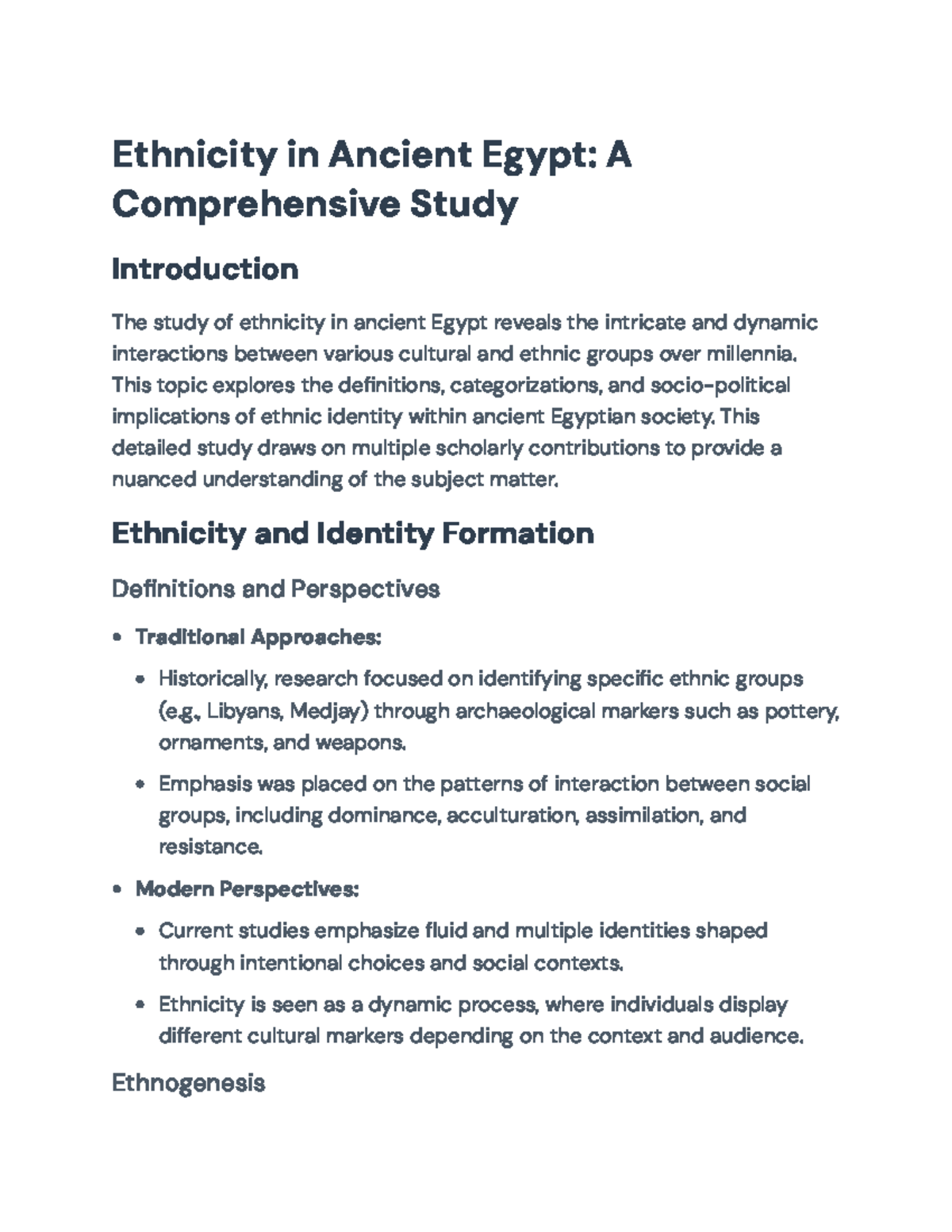 Ethnicity in Ancient Egypt: Dynamics and Cultural Interactions ...