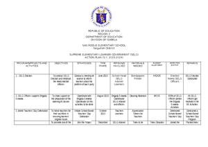 Lesson Plan Rotation and Revolution - - Studocu