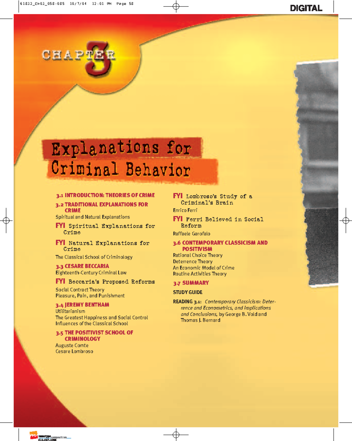 Criminal Behavior Explanations: Classical to Positivist Theories - Studocu