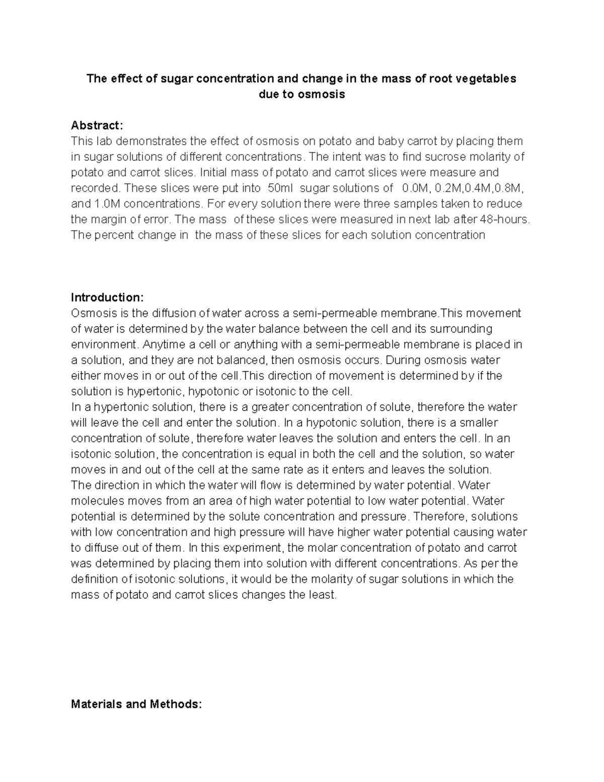 A-Level Bio: Detailed Notes on Osmosis and Cell Membranes - Studocu