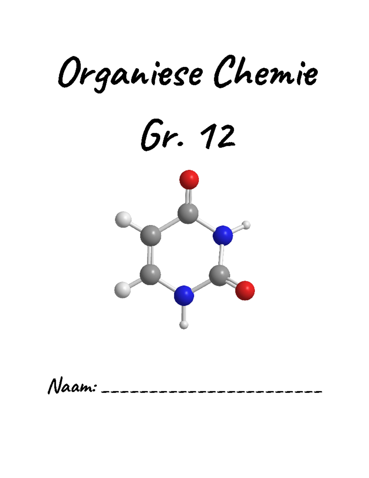 Gr 12 Organiese Chemie Opsomming en Formules - Studocu