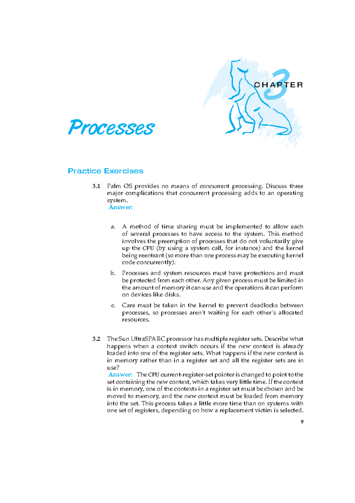 3 WEB - Operating Systems Chapter 3 Practice Exercises on Processes - Studocu