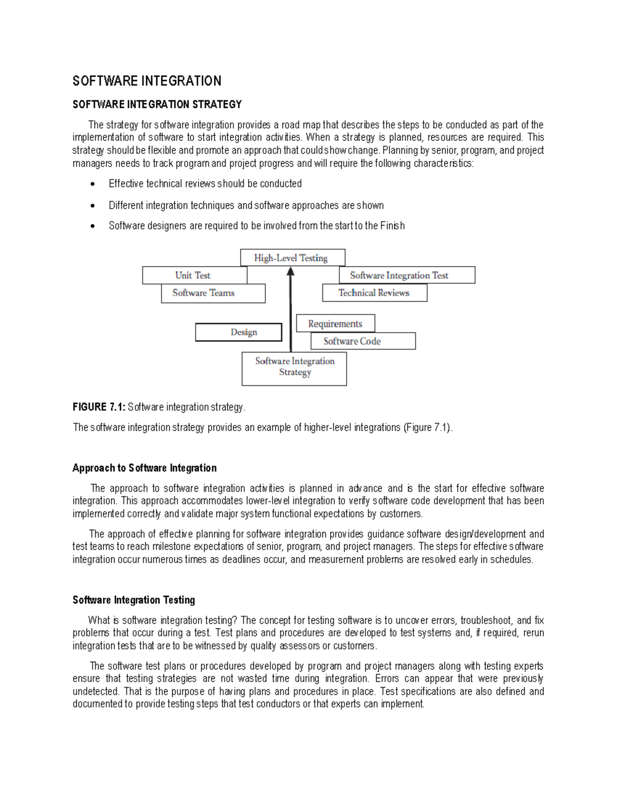 Software- Integration - SOFTWARE INTEGRATION SOFTWARE INTEGRATION ...