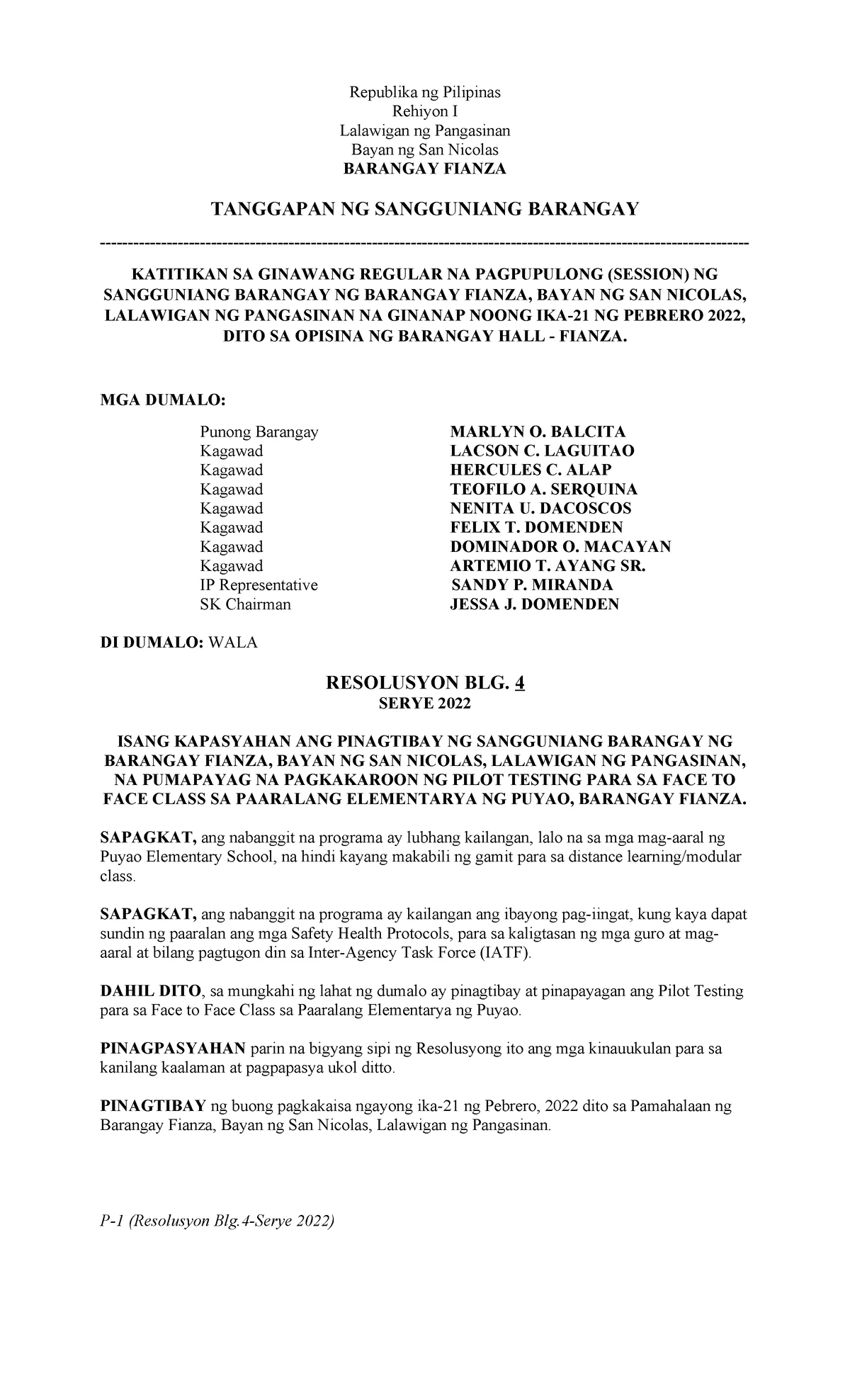 Learning Recovery Plan Action Plan Kkips - Republic of the Philippines ...